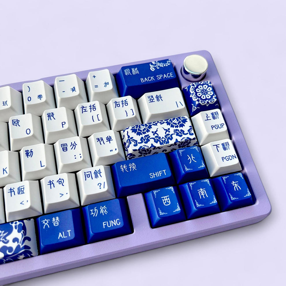 Blue and White Keycap Set – Taro Depato