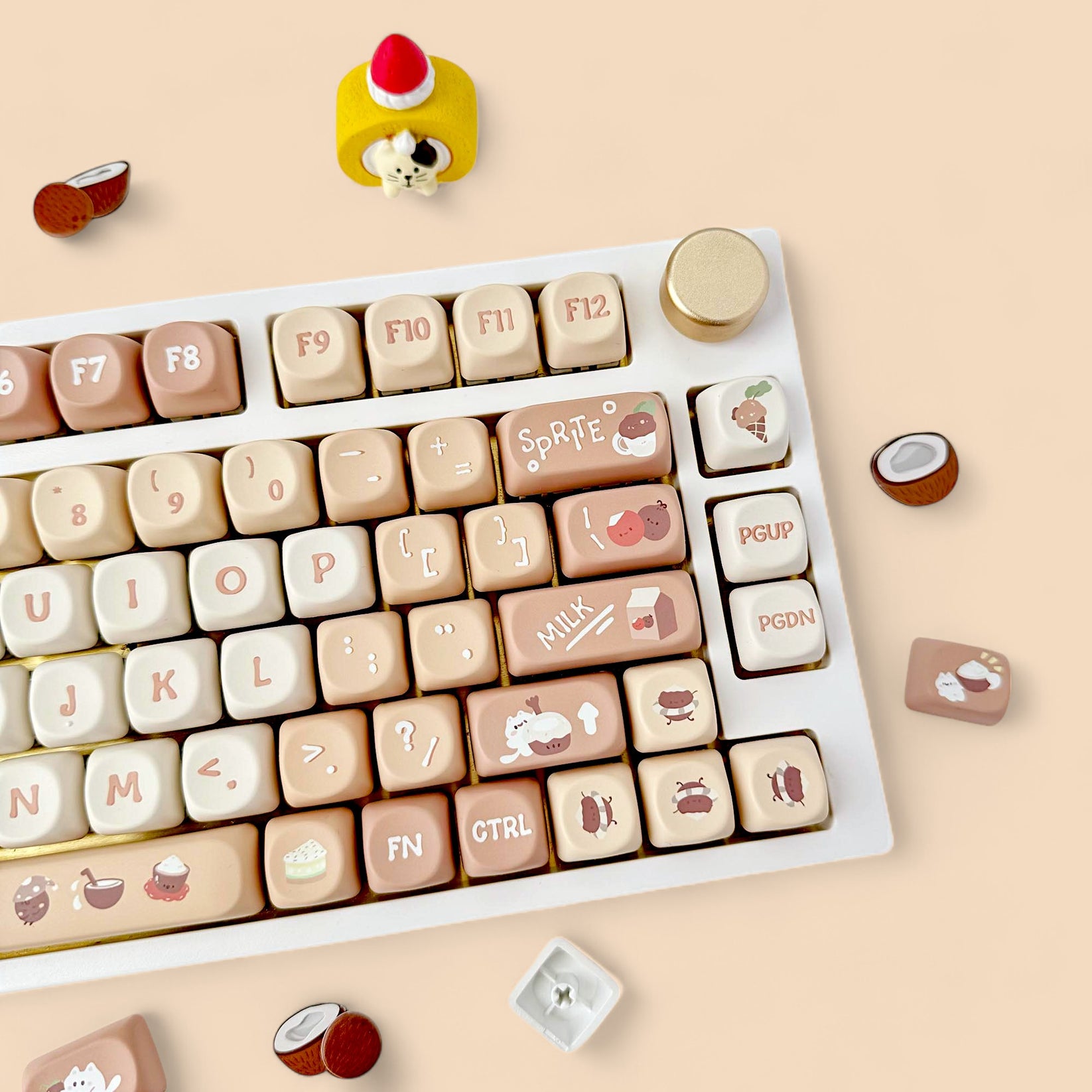 Coconut Milk Keycap Set – Taro Depato