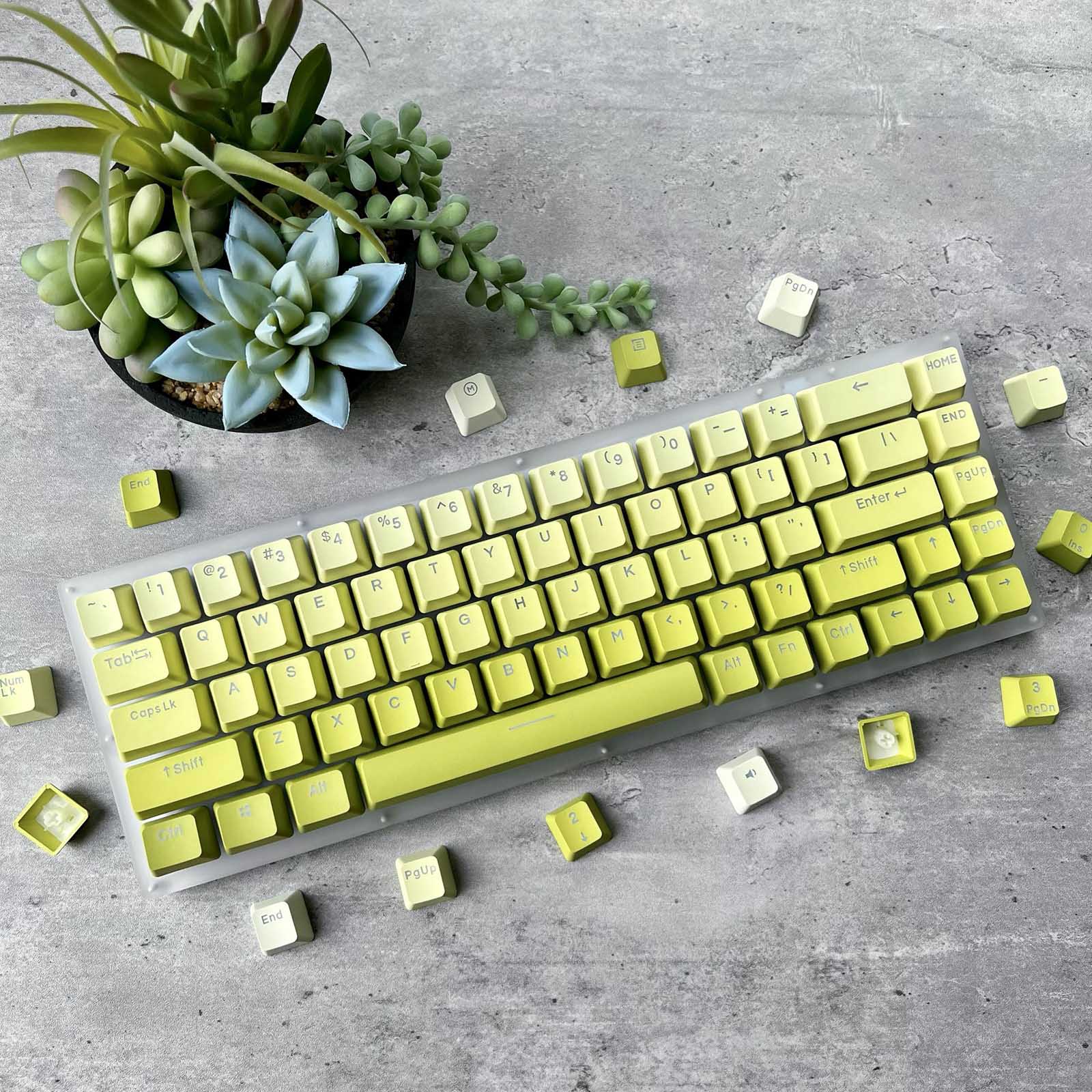 Gradient Yellow Keycap Set – Taro Depato