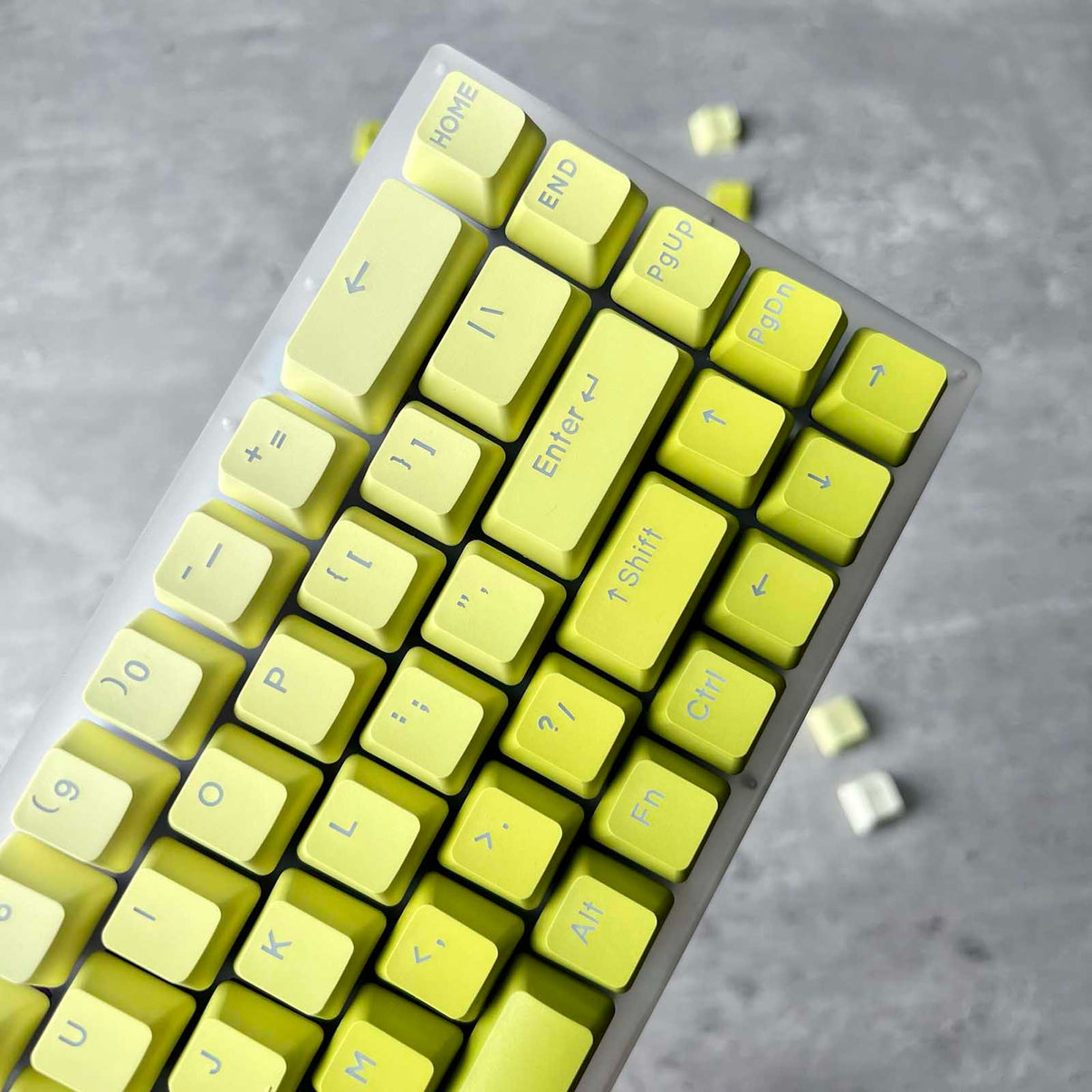 Gradient Yellow Keycap Set – Taro Depato