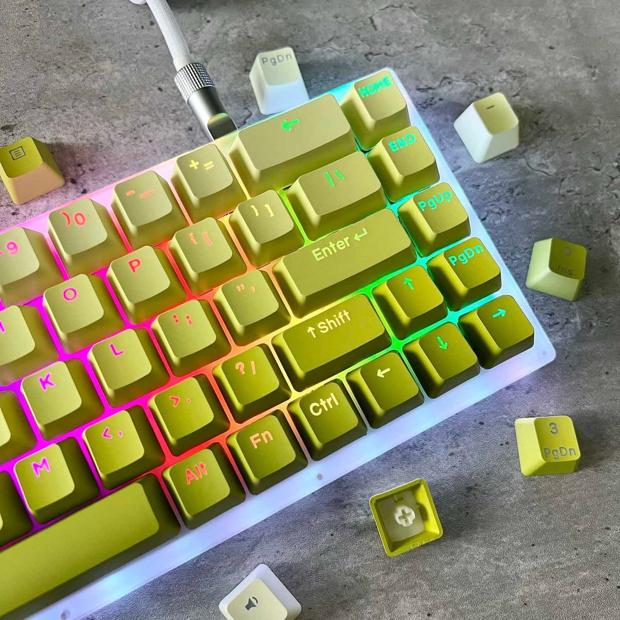 Gradient Yellow Keycap Set – Taro Depato
