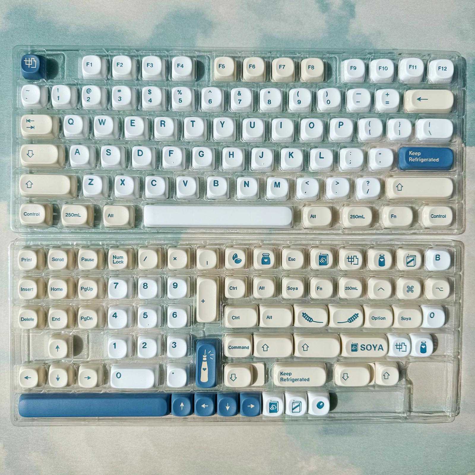 Soy Milk Keycap Set – Taro Depato