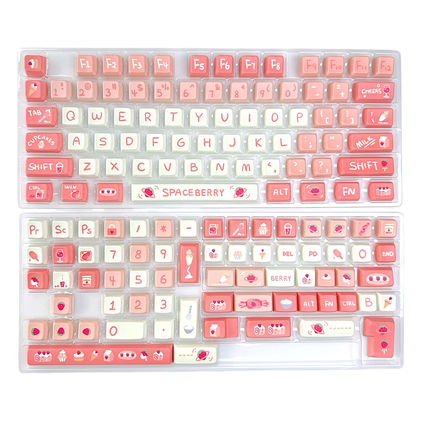Sweet Strawberry Keycap Set – Taro Depato