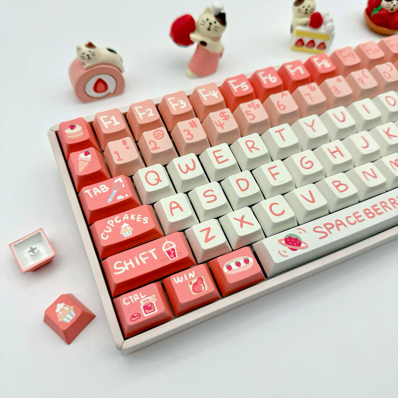 Sweet Strawberry Keycap Set – Taro Depato