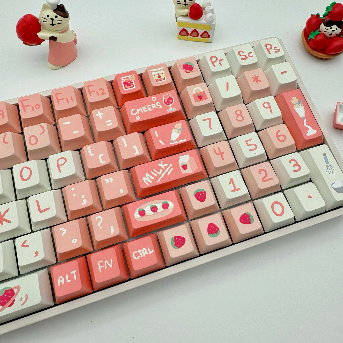 Sweet Strawberry Keycap Set – Taro Depato