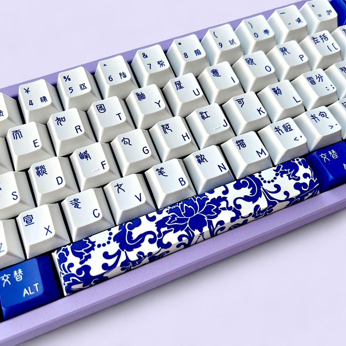 Blue and White Keycap Set – Taro Depato