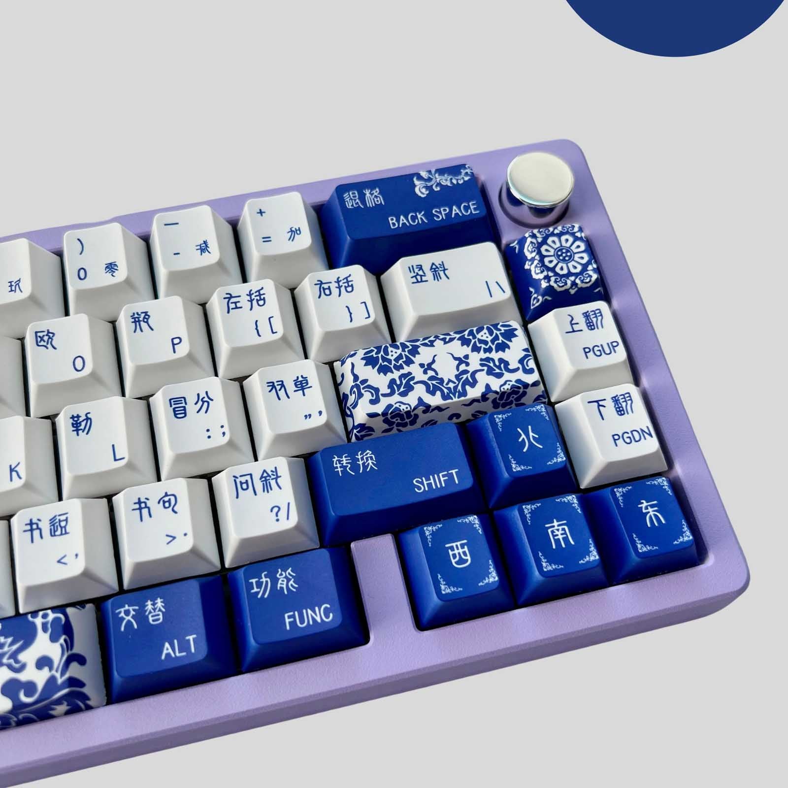 Blue and White Keycap Set – Taro Depato