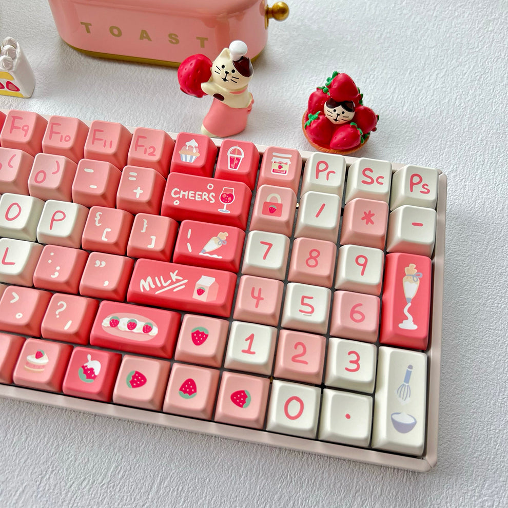 Sweet Strawberry Keycap Set – Taro Depato
