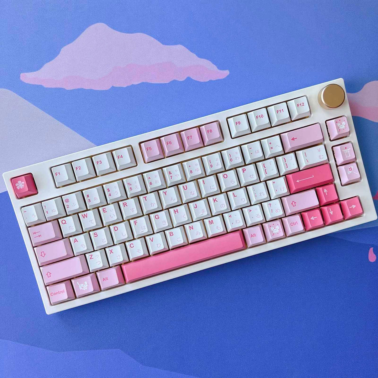 Sakura Neko Keycap Set – Taro Depato